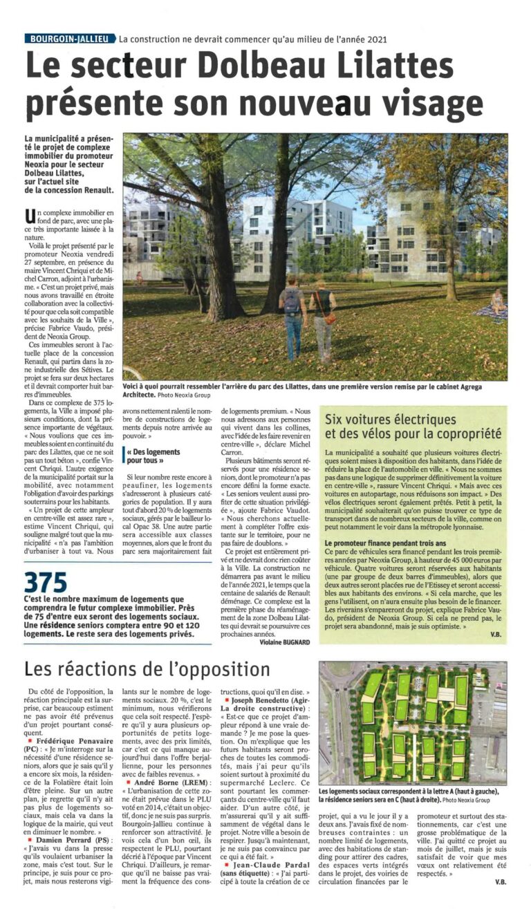 Nouveau visage du secteur Dolbeau Lilattes | Agrega Architectes